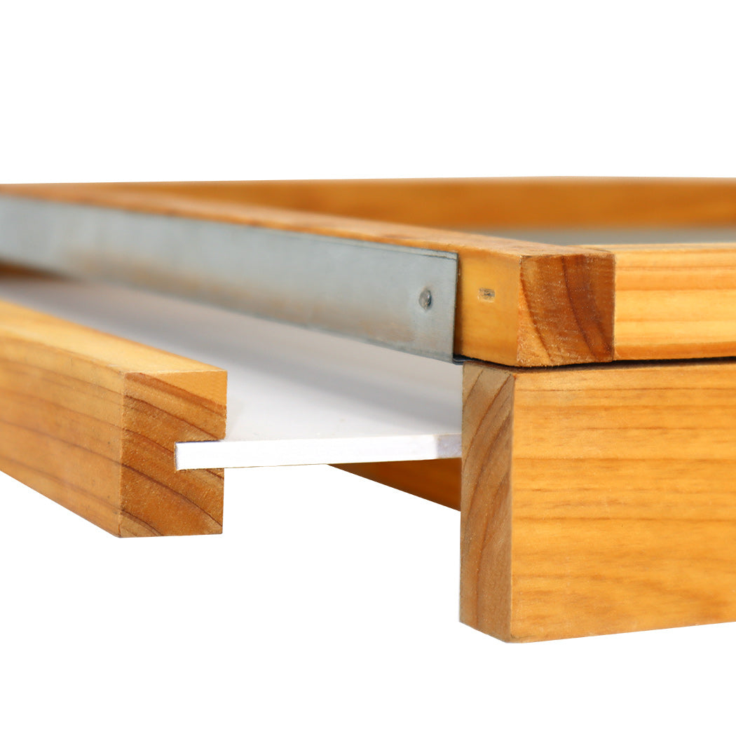 BeeCastle Hives 10 Frame 3 Layer Screened Bottom Board Wax Coat Cedar ...