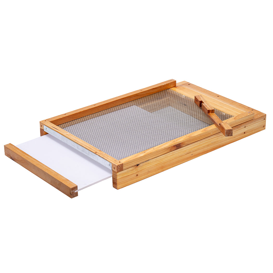 8 Frame Beeswax Coated Beehive Screened Bottom Board – BeeCastle