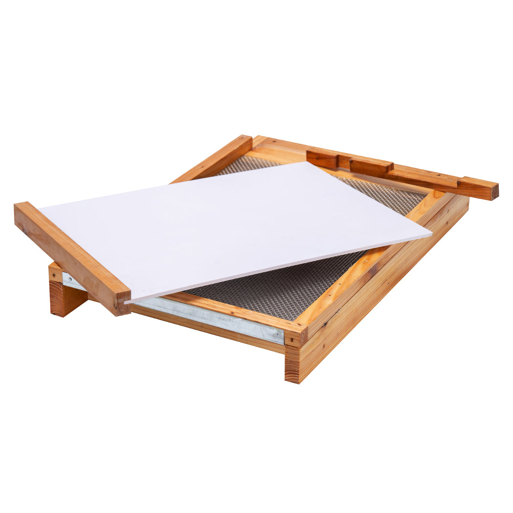 8 Frame Beeswax Coated Beehive Screened Bottom Board – BeeCastle